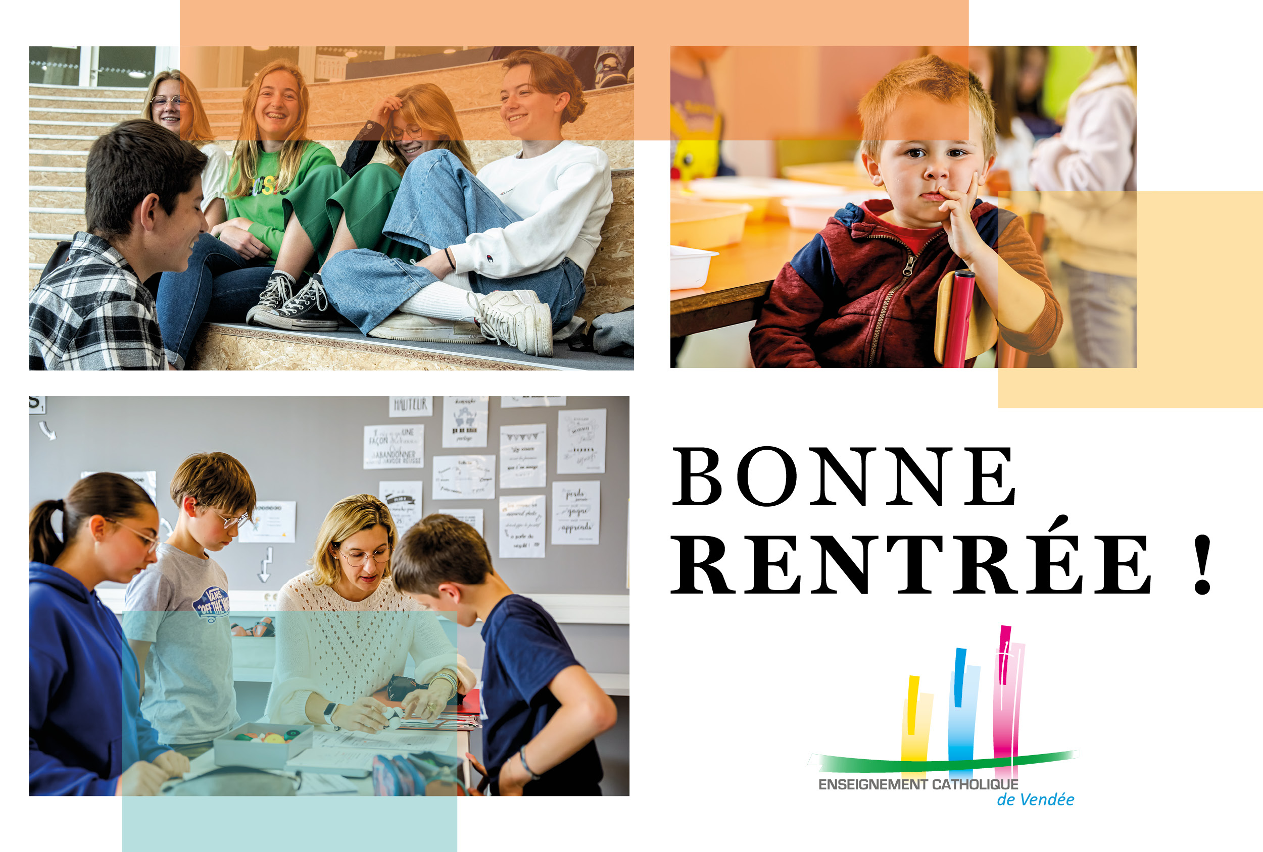 Bonne rentrée des classes ! - Enseignement Catholique de Vendée